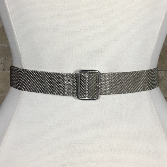 Vintage | Accessories | Vintage 9s Belt Silver Metal Mesh Boho | Poshmark
